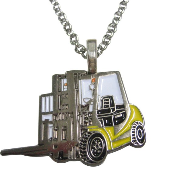 Kiola Designs | Jewelry | Colored Flat Industrial Warehouse Forklift ...